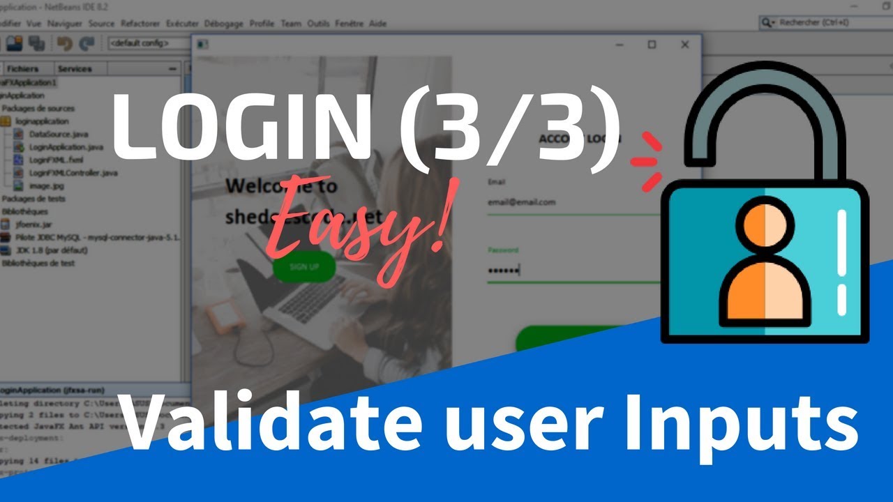 Login Tutorial #3 : Validating User Inputs