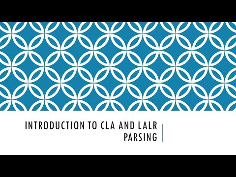 Introduction to CLR and LALR - Part 1