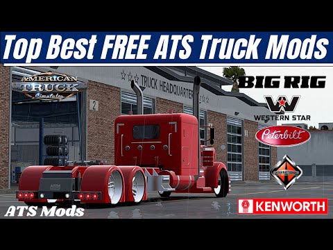 ✅ American Truck Simulator | Top Best Free ATS Truck Mods [ATS 1.43/1.42]