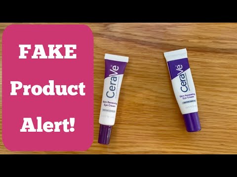 AliExpress Selling Fake CeraVe Eye Cream