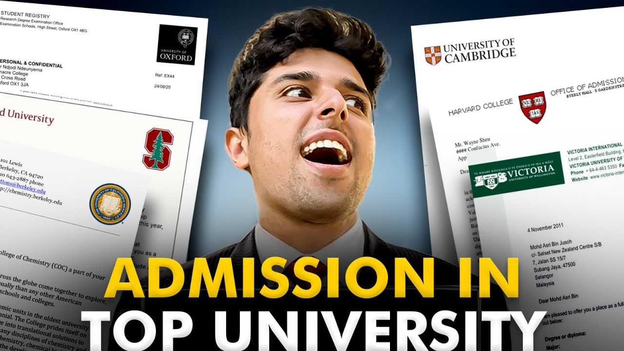 What MY STUDENTS DO to get INTO TOP UNIVERSITIES OF THE WORLD