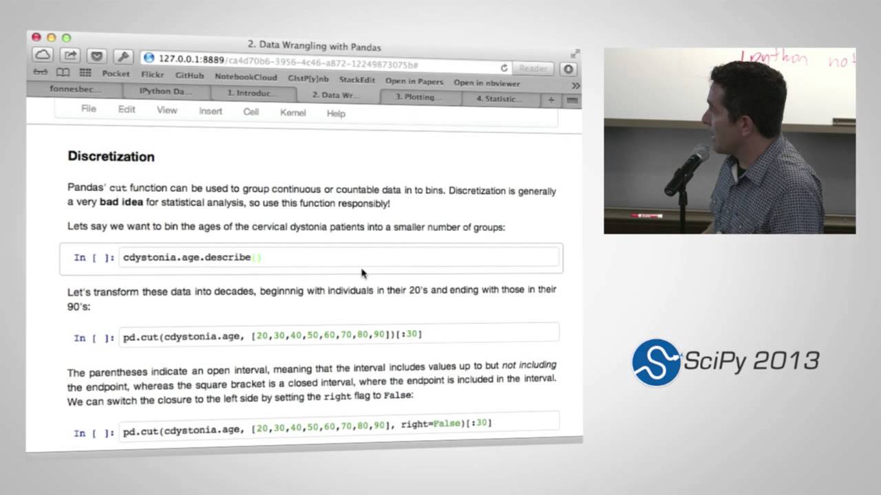 Statistical Data Analysis in Python, SciPy2013 Tutorial, Part 3 of 4