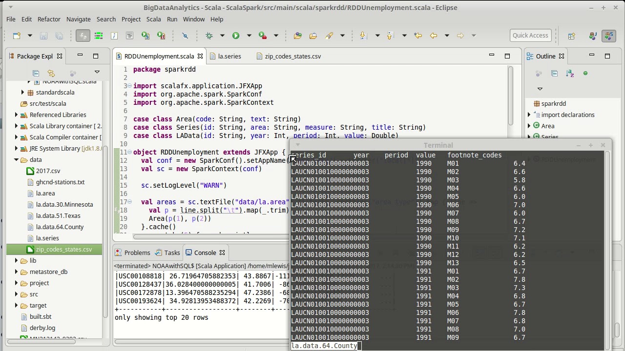Spark SQL: Typed Datasets Part 1 (using Scala)