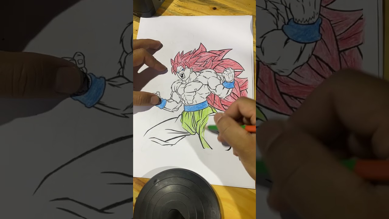 Goku coloring page #dragonball #7vienngocrong #dragonballsuper #dragonballz #goku #coloring