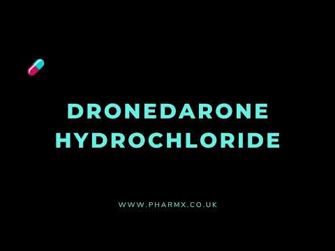 How to pronounce Dronedarone hydrochloride