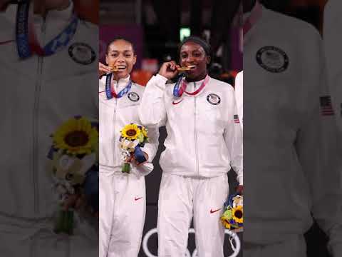 US Women’s 3-on-3 Basketball Team Wins Gold in Sport’s Olympic Debut #Shorts