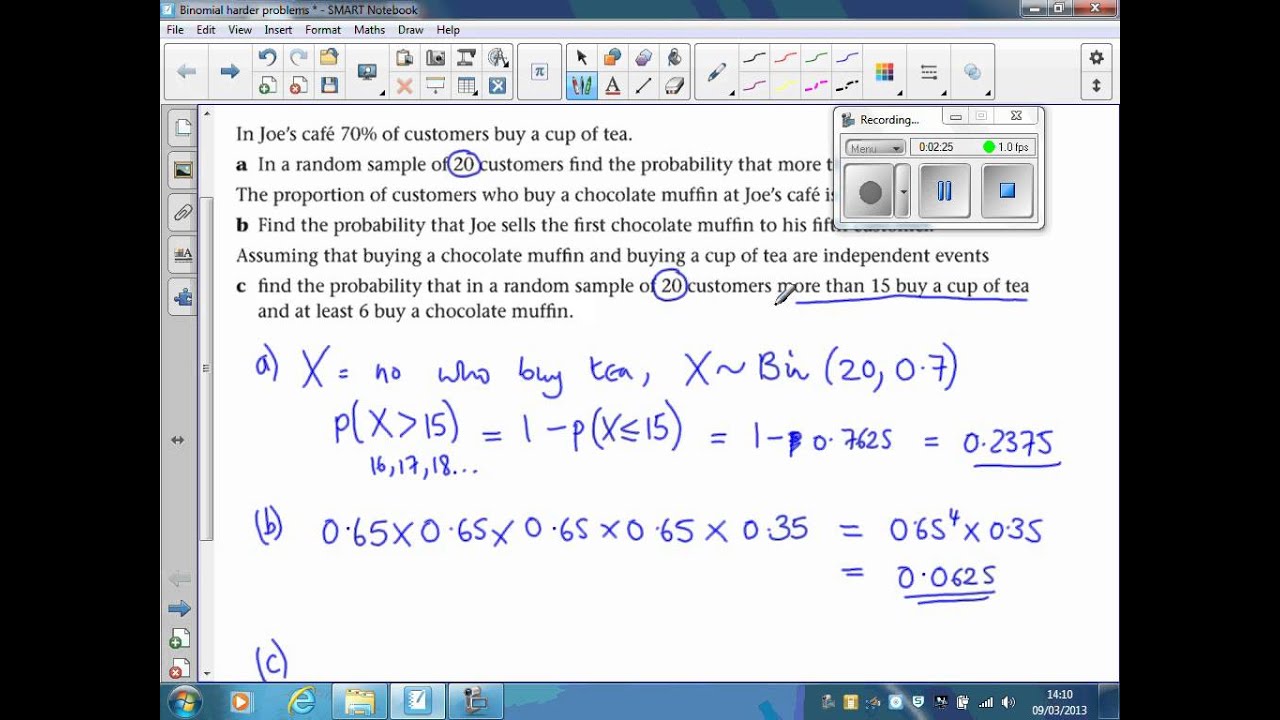 Binomial hard example 1