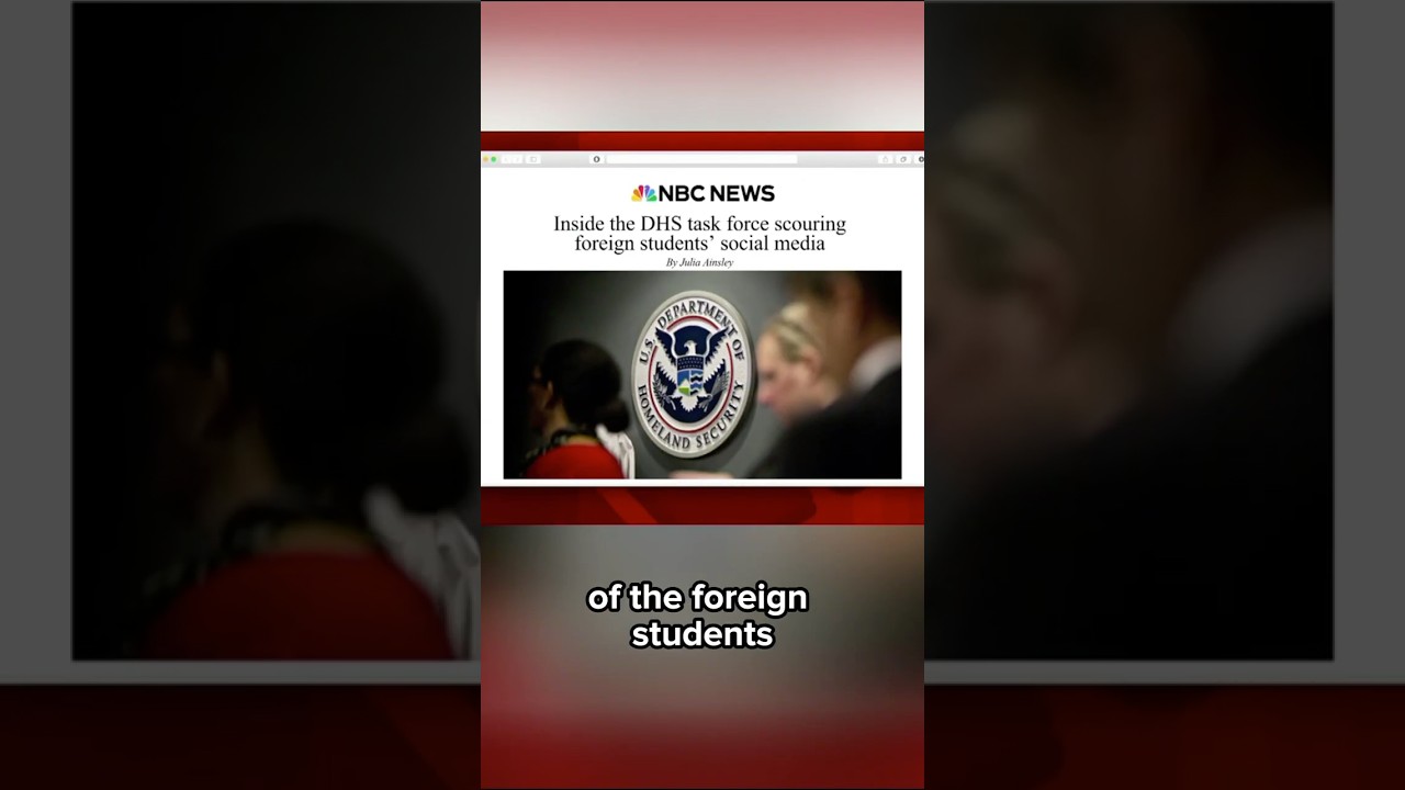 DHS begins SCOUTING foreign students' social posts -- and revoking visas