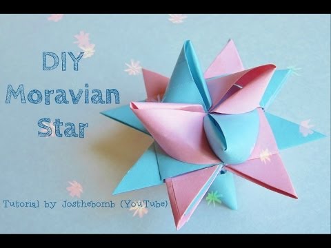 How to – Moravian German Star Tutorial Paper Weaving – Paper Origami ...