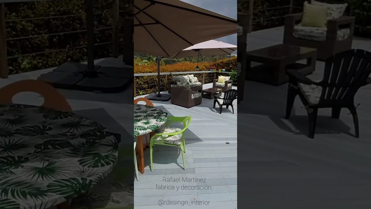 muebles para uso exterior, terraza  Rafael Martínez  @rdesingn_interior
