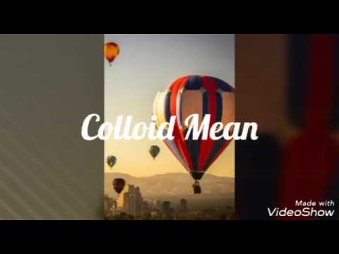 Colloid meaning