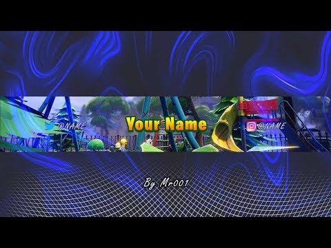 Bannière YouTube Fortnite l Free Template Fortnite