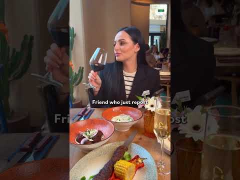 Dining with your bestie means…📸One turns into a photographer🔄The other turns into a content thief