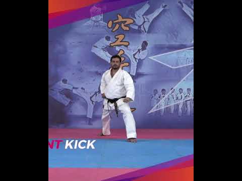 Kicks are a powerful means of attack as well as self-defence.kick on and practice your kata! #karate