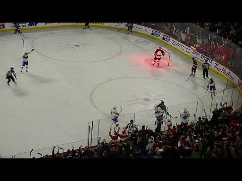 Jesse Ylönen of the Laval Rocket scores vs. the Belleville Senators 12/10/22