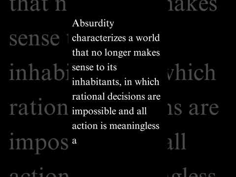 Absurdity