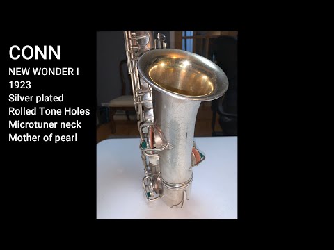 Conn New Wonder I 1923 Silver Plate with Gold washed bell | Reverb