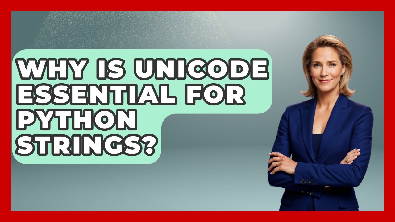 Why Is Unicode Essential For Python Strings? - Python Code School