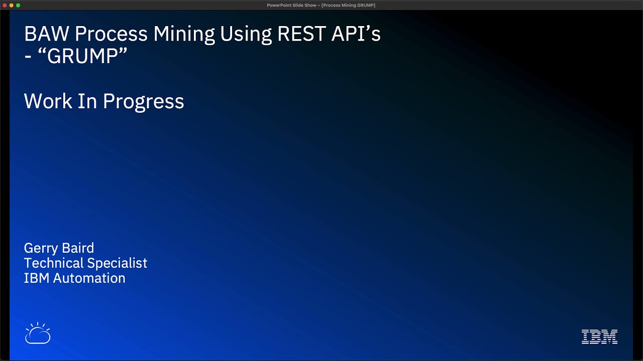 BAW Process Mining : GRUMP