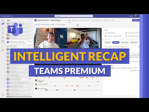 How to use Intelligent Recap in Microsoft Teams Premium