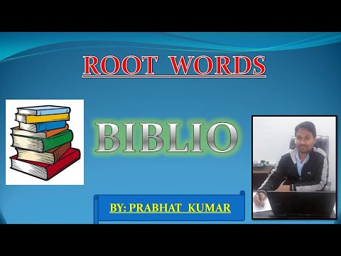 Root words: Biblio 2
