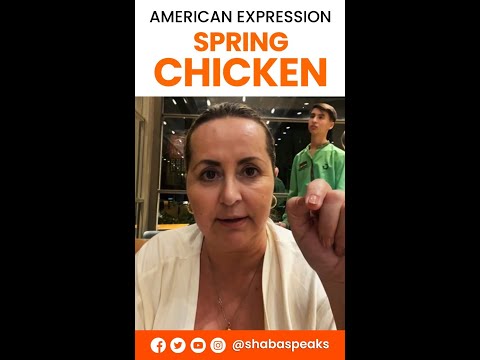What does a Spring Chicken mean? #shorts #Americanexpressions
