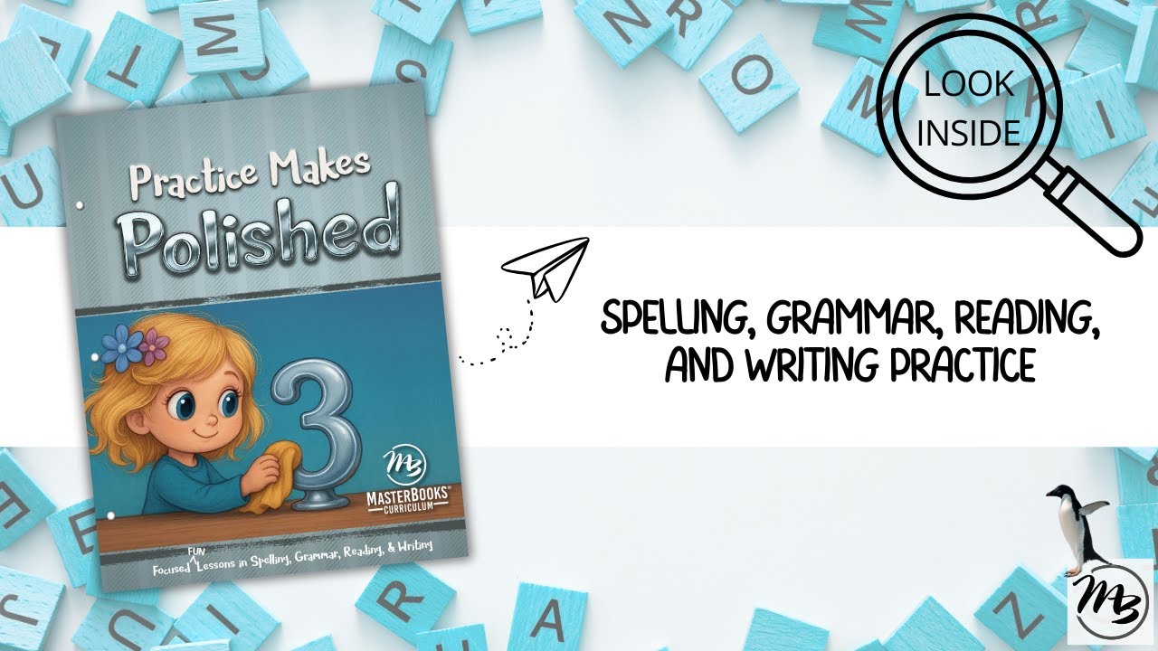 Practice Makes Polished 3 Flip Through | Peek Inside This Practice Language Arts Workbook