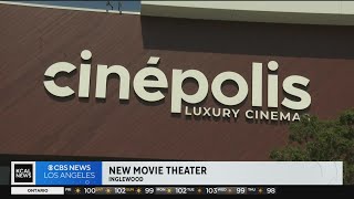 New movie theater opens in Inglewood, marking beginning of sprawling Hollywood Park complex