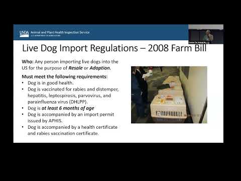 Overview of AWA Registration, Regulations, and Standards during Transportation