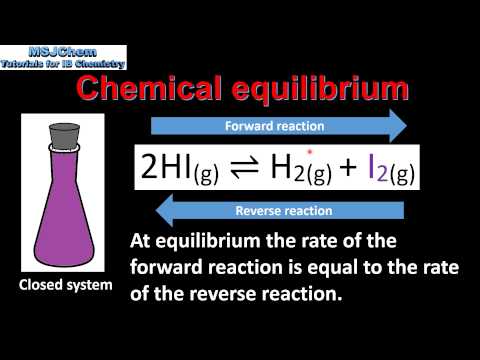 7.1 Dynamic equilibrium (SL)