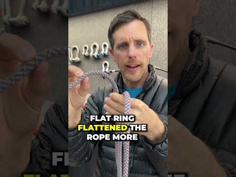 Flat vs Round Rappel Ring #breaktest #climbinggear