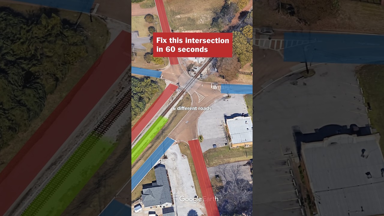 Before & After With 6 Road Intersection
