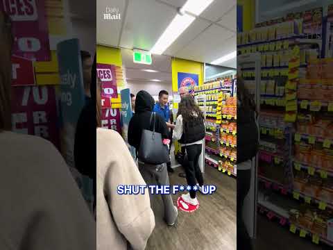 Teenagers caught allegedly shoplifting