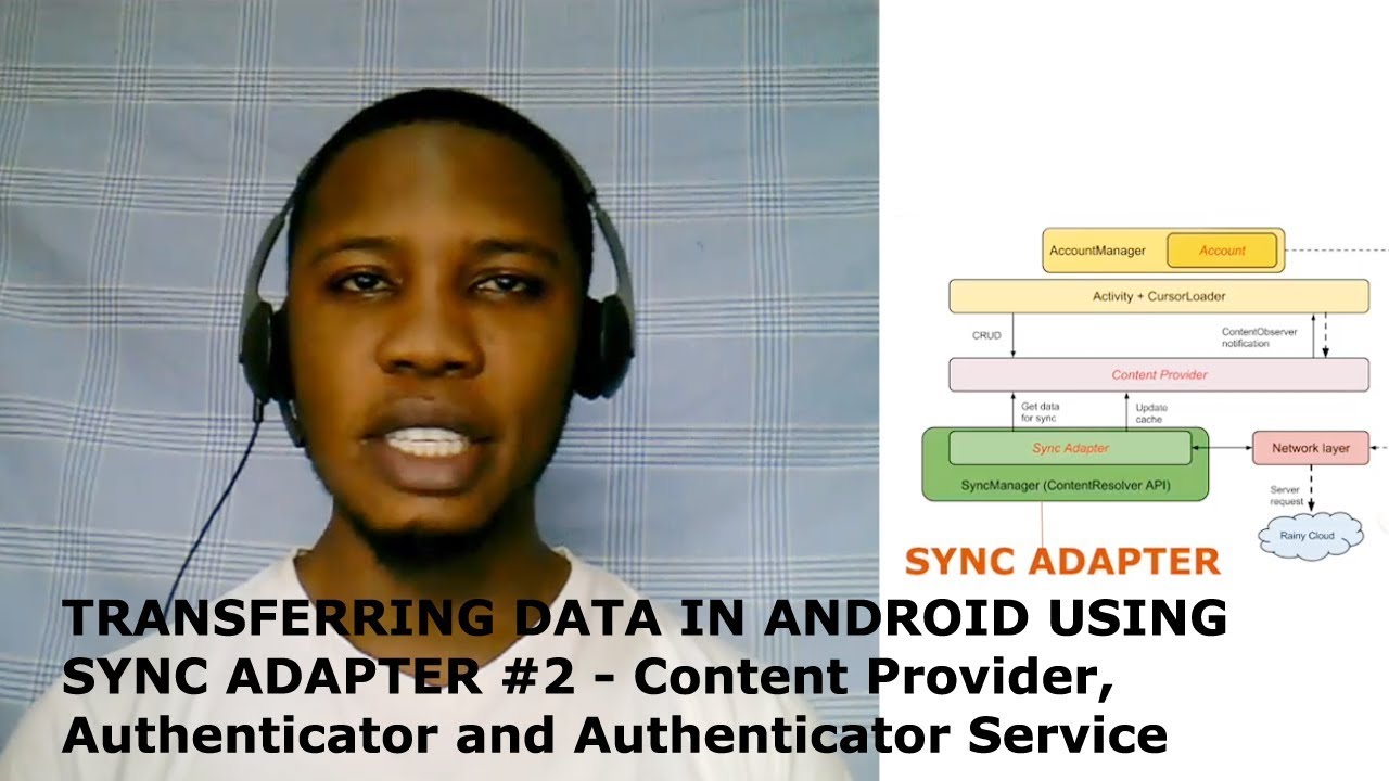 TRANSFERRING DATA IN ANDROID USING SYNC ADAPTER #2 - Content Provider, Authenticator Service