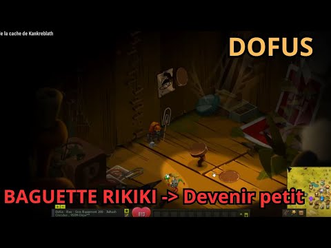 TUTO COMMENT DEVENIR PETIT SUR DOFUS ET RENTRER DANS LE DONJON CACHE DE KANKREBLATH baguette RIKIKI