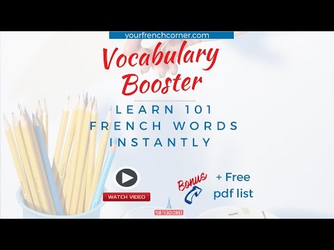 How to Learn 101 French Words Instantly