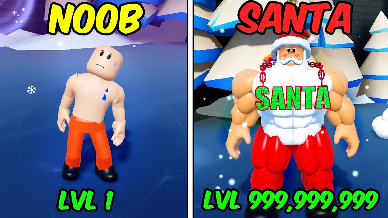 I Unlocked PRISON SANTA TRANSFORMATION! Max Size & Muscles! Prison Pump