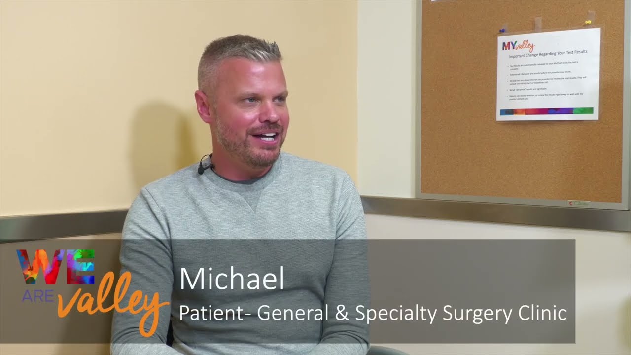 Michael's Story - Hernia Surgery with Dr. Wayne Lau at Valley Medical Center