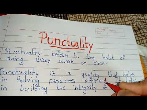 10 Lines on Punctuality // Essay on Punctuality in english // About Punctuality