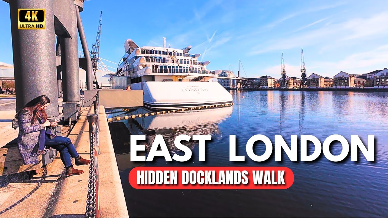 Hidden Docklands | Royal Docks East London Walking Tour 4K