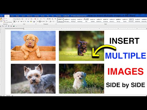 How to Insert Multiple Images in MS Word