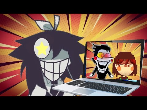 Abbie Reacting To Chara Vs Spamton!