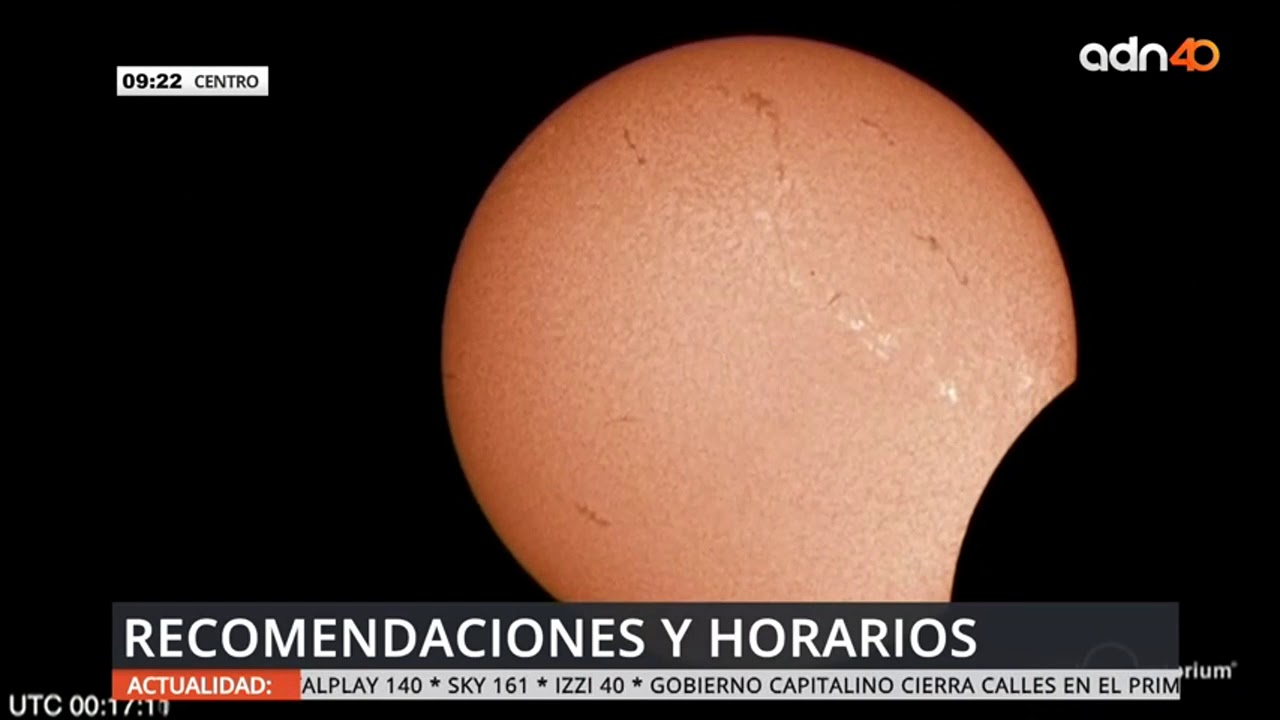 Recomendaciones para ver un eclipse de sol