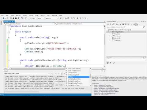 Get a List of Sub Directories (Folders) From a Directory Using C# ...