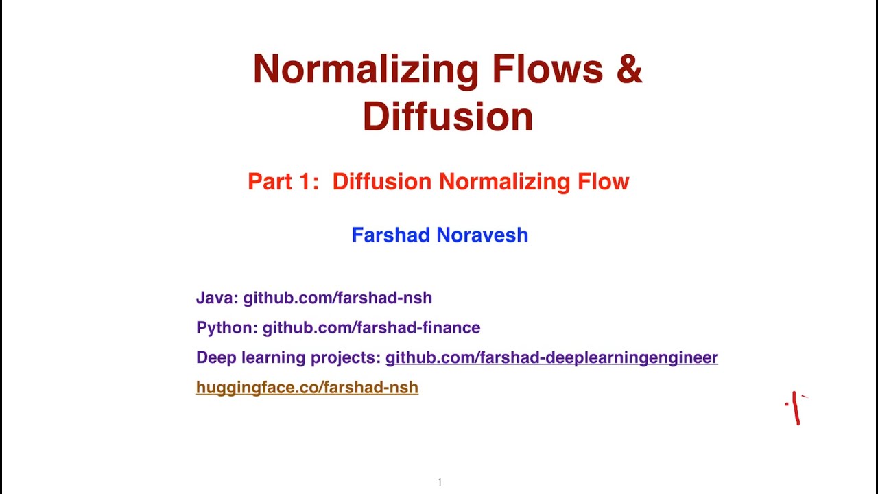 Part1: diffusion normalizing flow