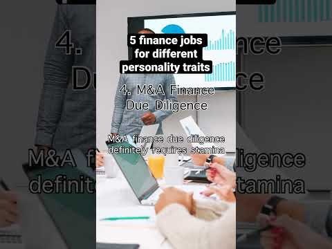 5 finance jobs for different personalities #financialanalyst #finance #financejobs