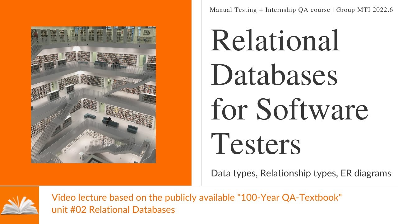 Relational Databases for Software Testers