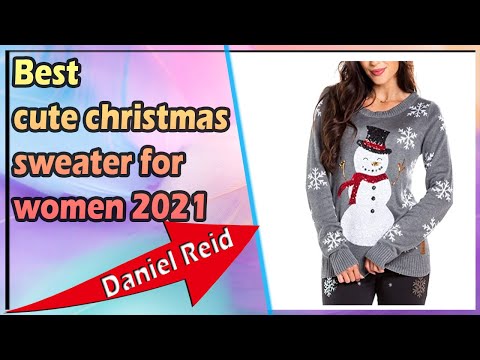 Best cute christmas sweater for women 2021