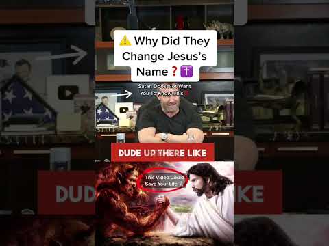 Why Did They Change Jesus’s Name? Part Two ✝️#real #jehovah #yeshua #bradlea #names