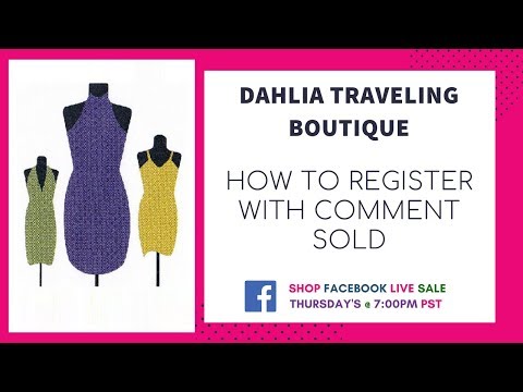 How to Register with CommentSold
